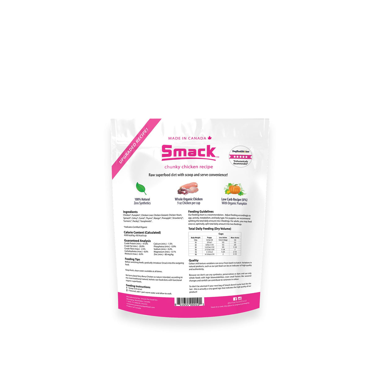 SMACK CHUNKY CHICKEN 250G – Tail Blazers - Legacy